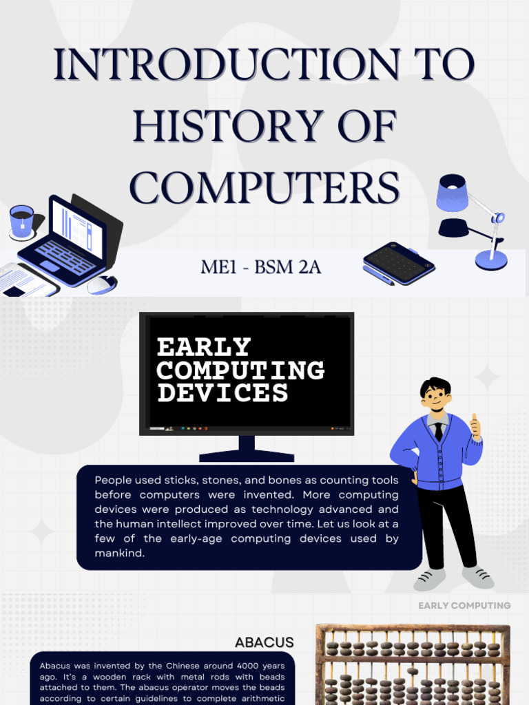 ME1 - History of Computers | PDF