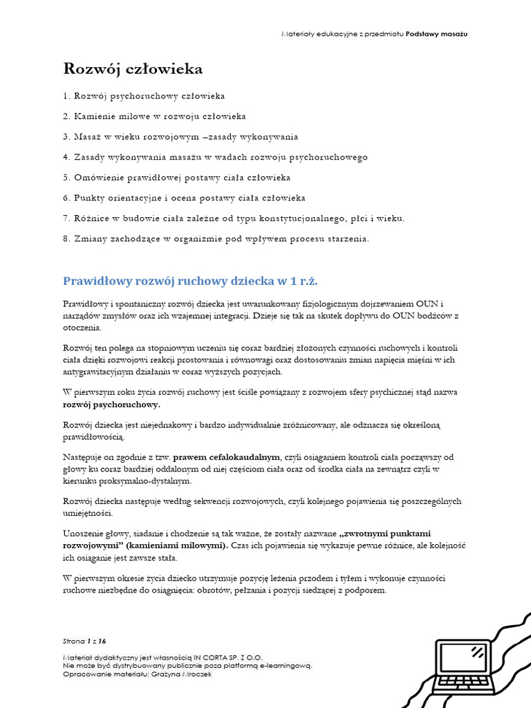 RozwÃ J Czå Owieka | PDF