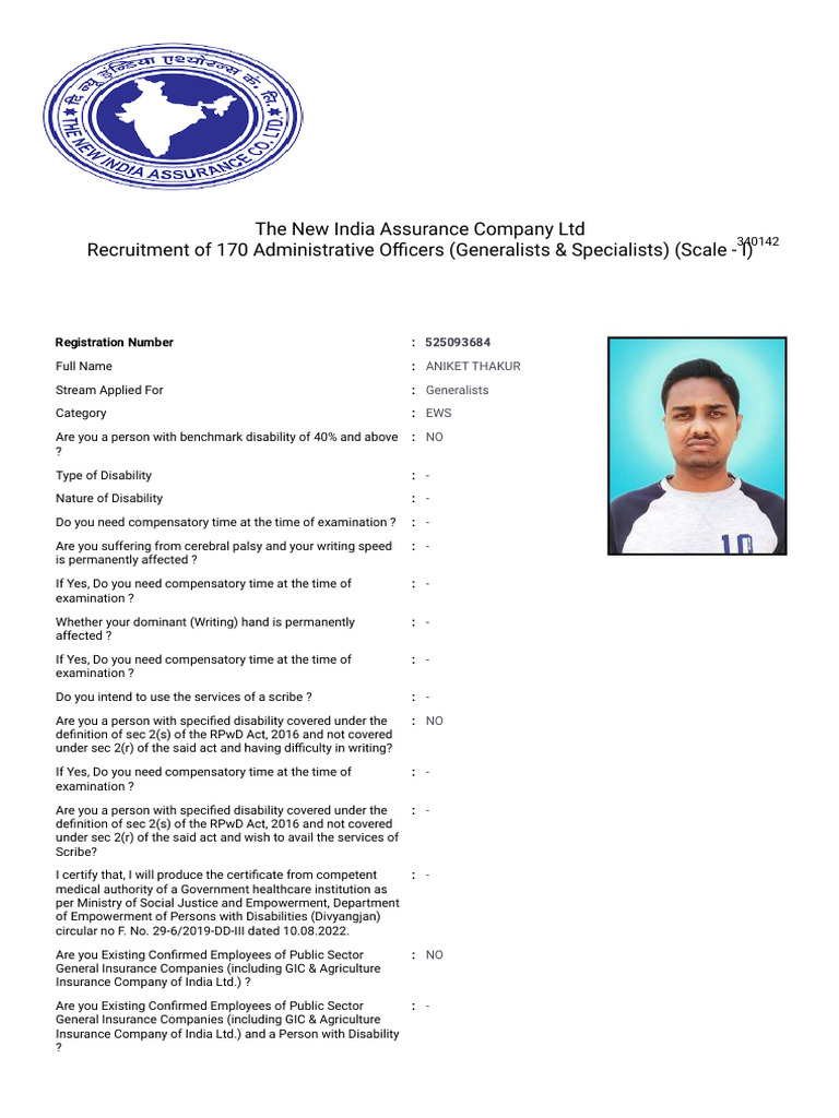 Recruitment of 170 Administrative Officers (Generalists & Specialists ...