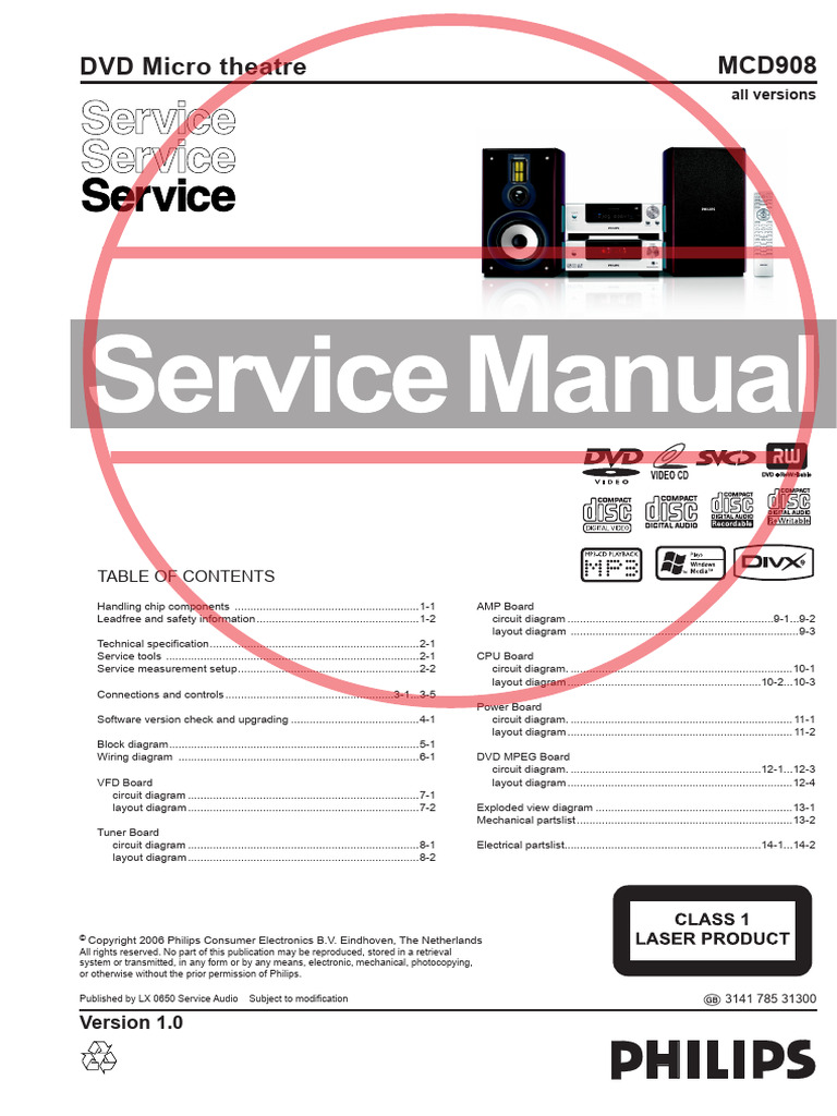 Philips Mcd908 | PDF