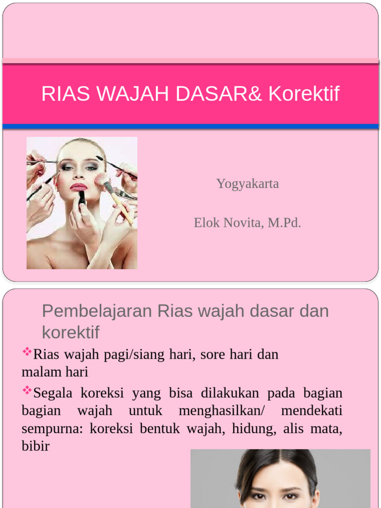 Rias Wajah Dasar& Korektif September 2024 | PDF
