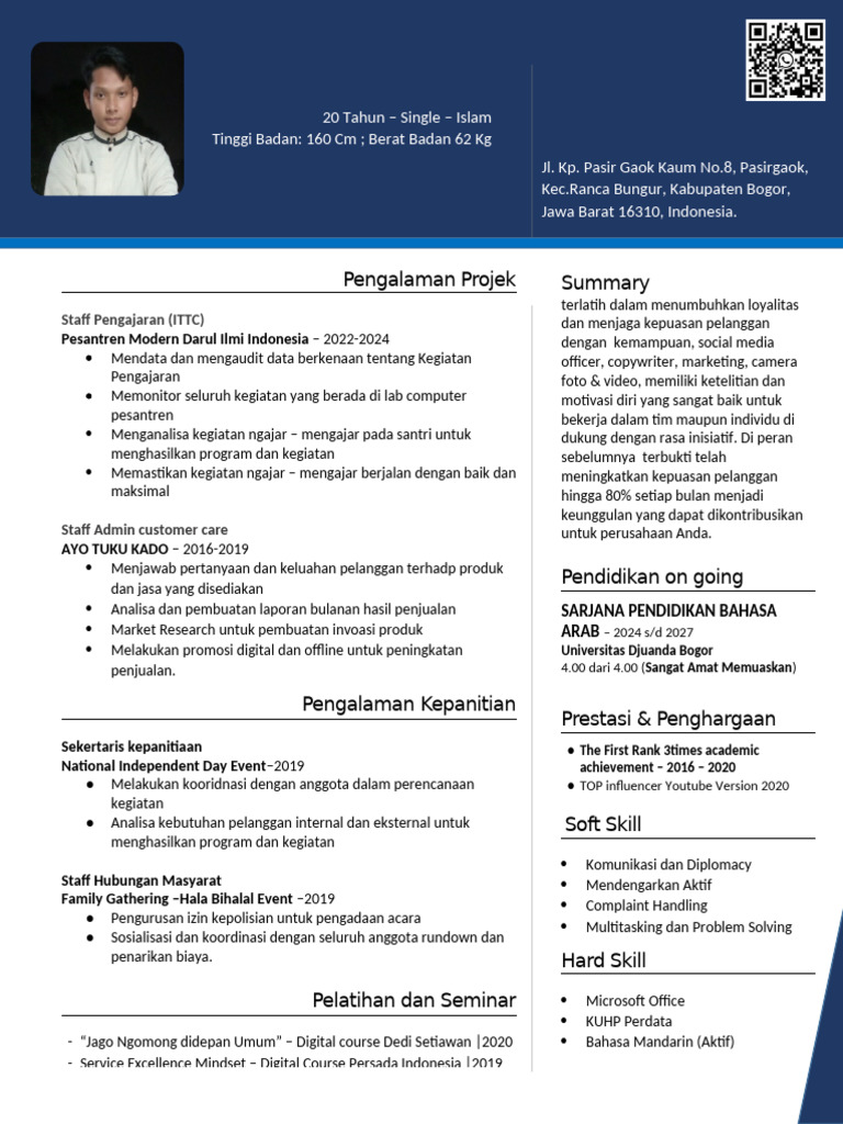 CV Hisyam On Going | PDF