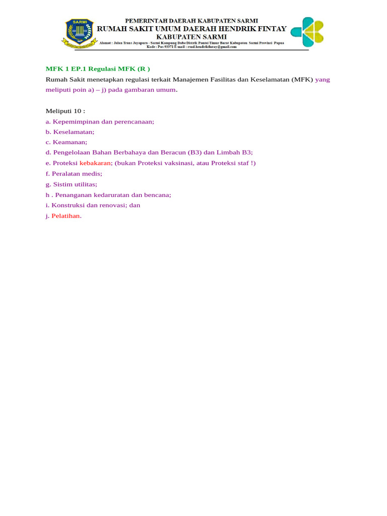 Tugas POKJA MFK | PDF