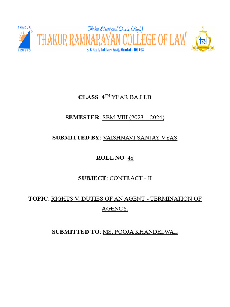 Contract Ii - Research | PDF