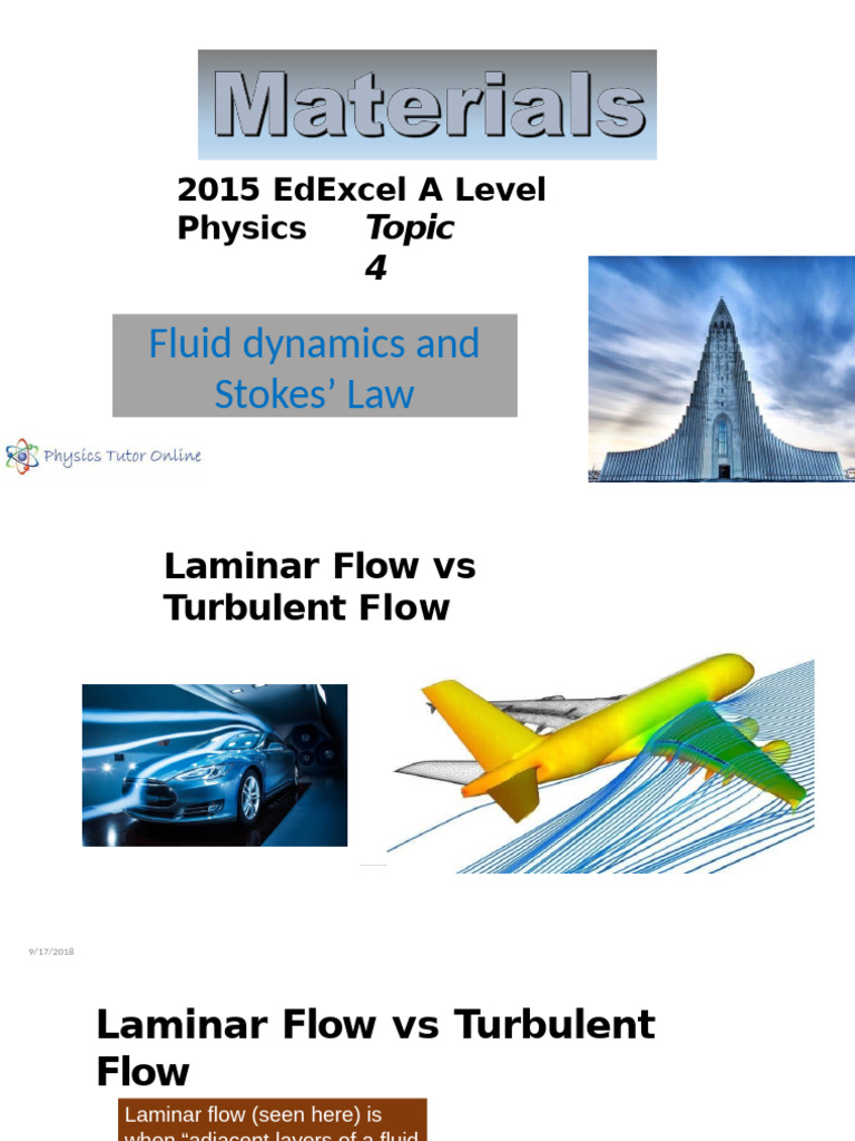 Fluid Dynamics and Stokes Law | PDF