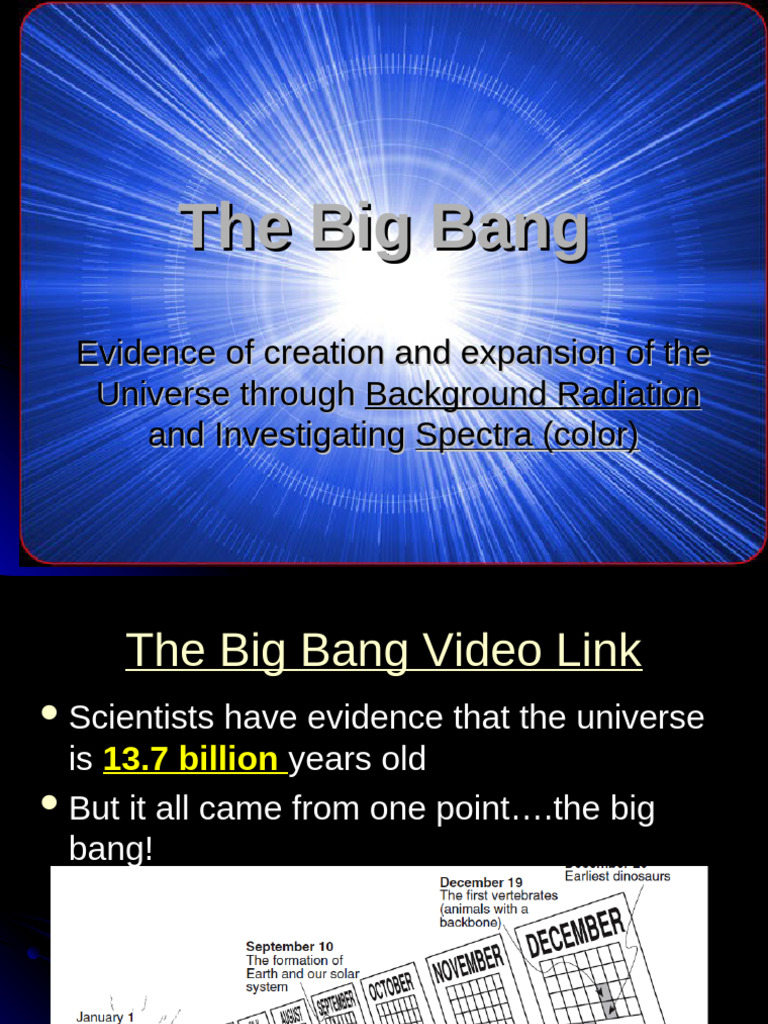 The Big Bang | PDF