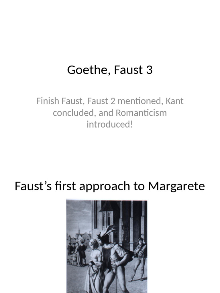 Goethe, Faust 3 | PDF