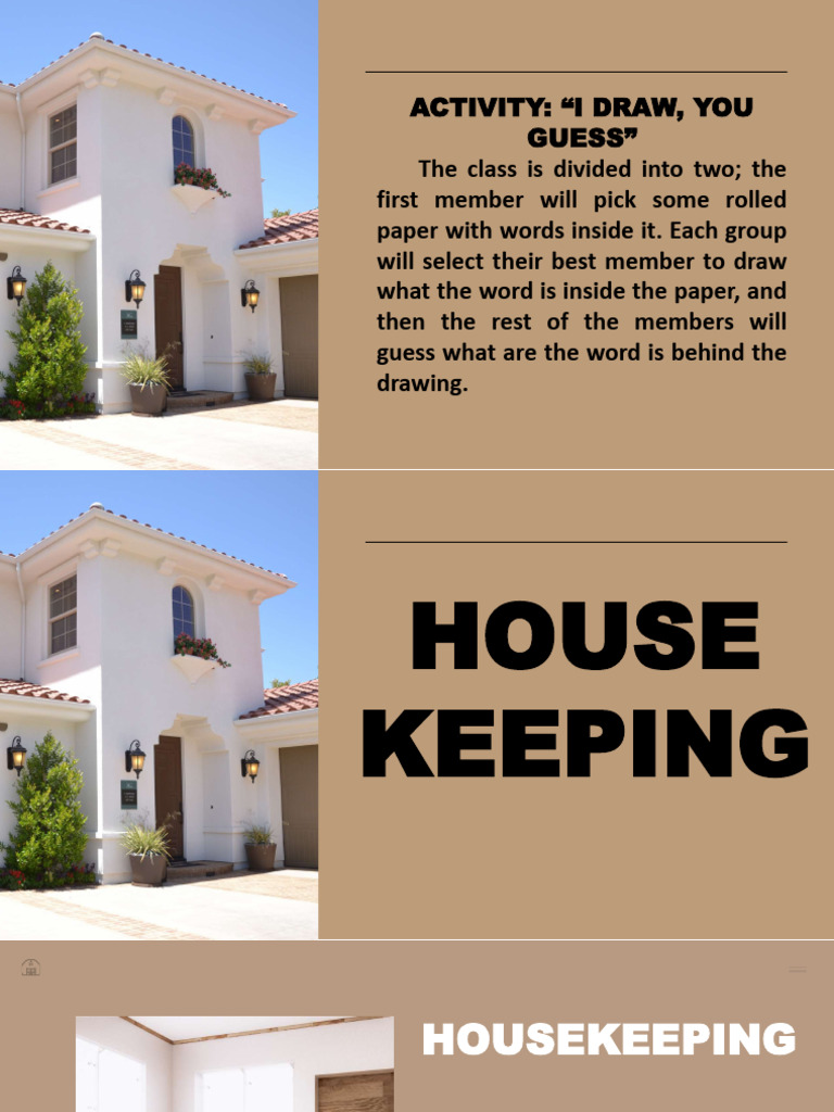 Housekeeping Group 3 2 | PDF
