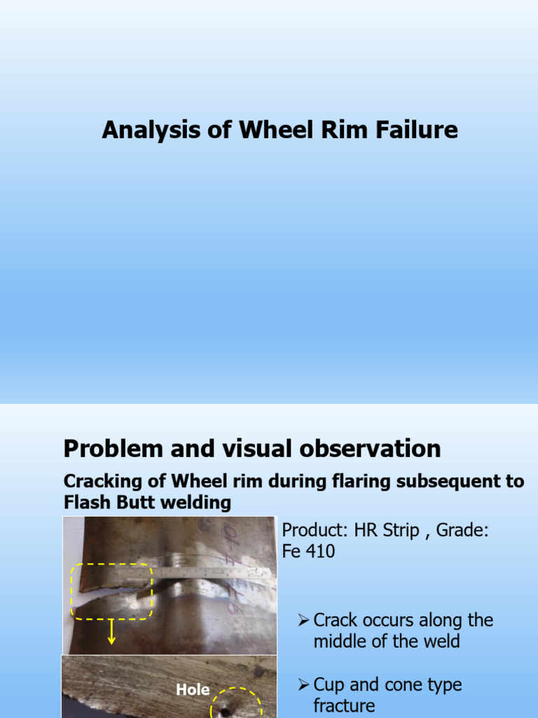 Wheel Rim Failure | PDF