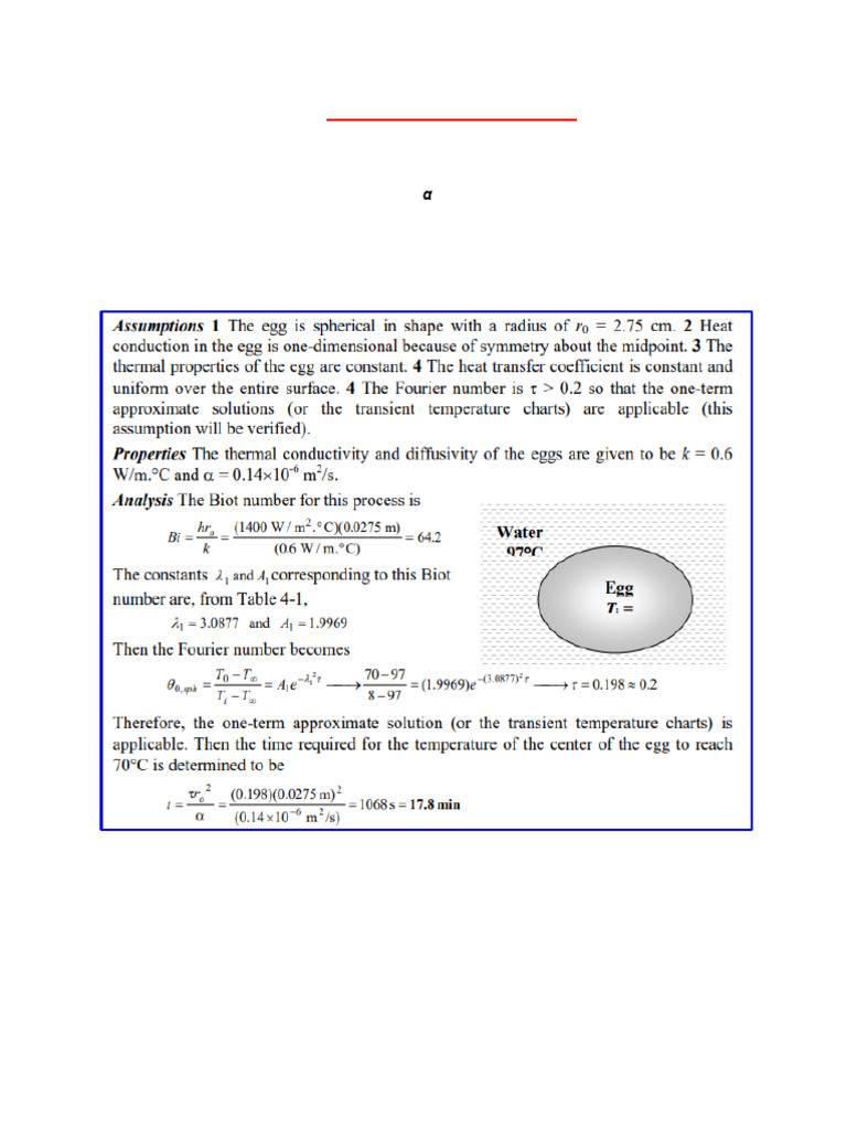 Conduction4unsteady Sandip Solution | PDF