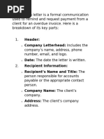 Dunning Letter Templates for Payment Follow-up | PDF