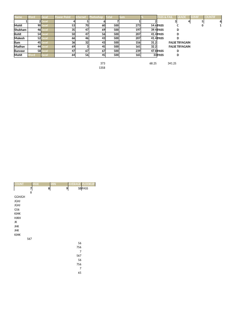 New Working Excel Sheet 2024 | PDF