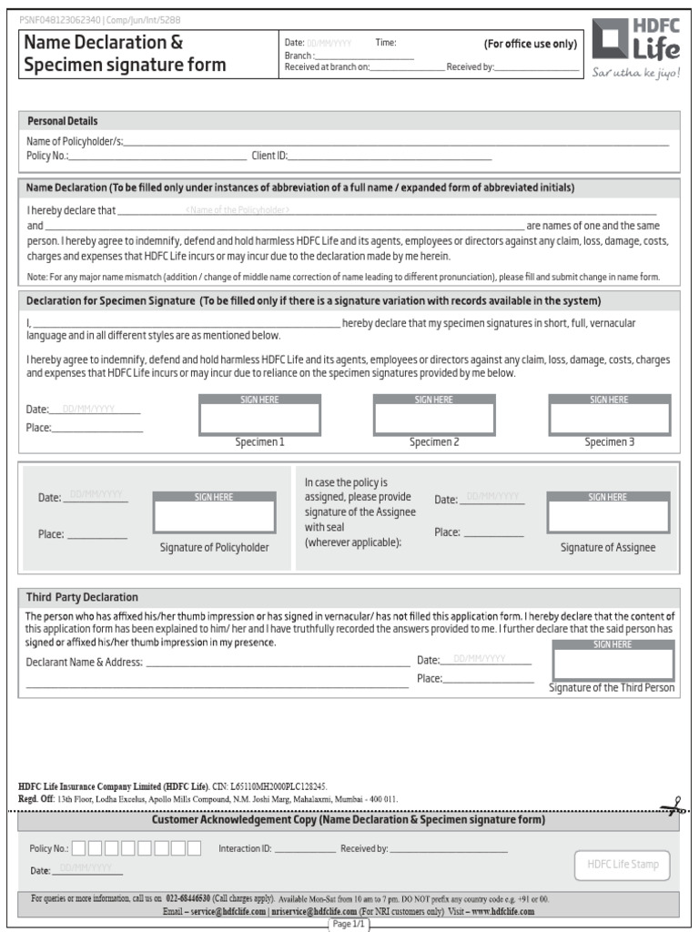 Name_Declaration | PDF