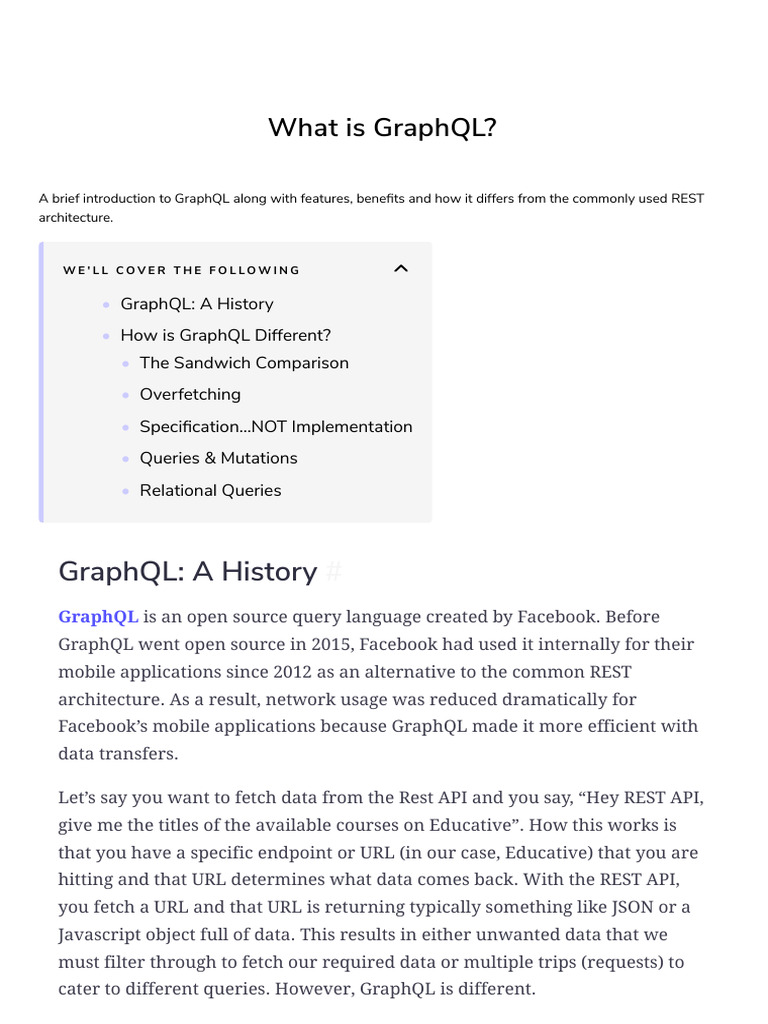 A Practical Guide To GraphQL - From The Client Perspective - Learn ... A Practical Guide To GraphQL - From The Client Perspective - Learn ...
