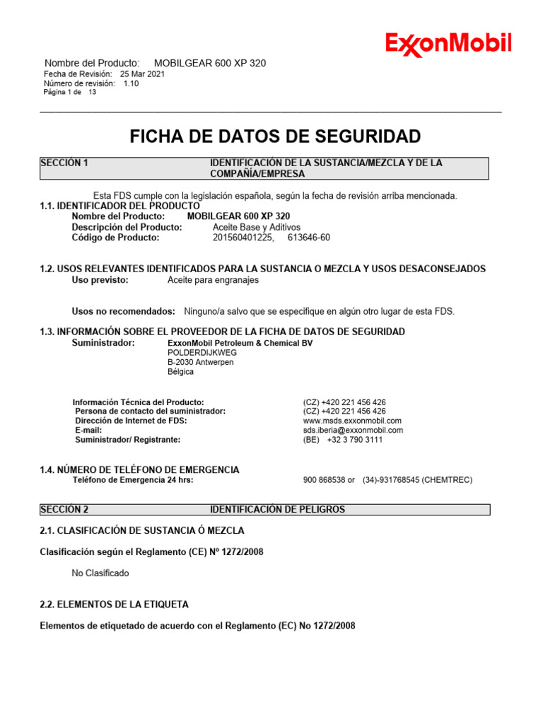 Mobilgear 600 XP 320 1 | PDF