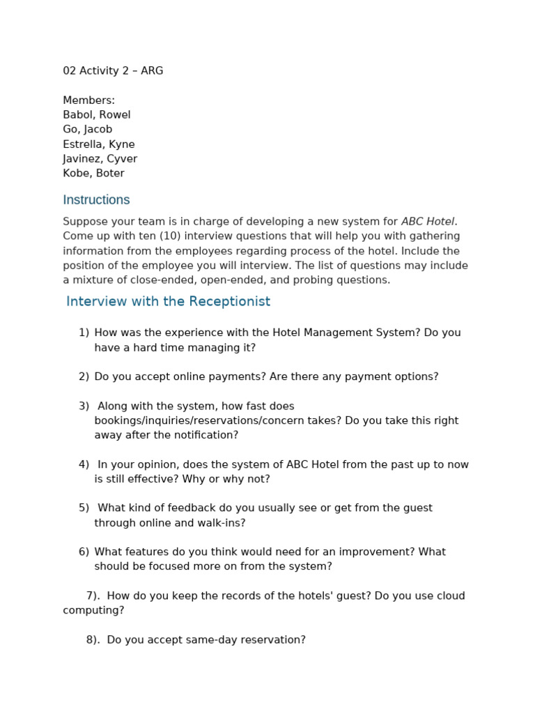 02 Activity 2 - ARG | PDF