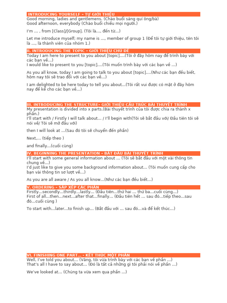 Introducing Yourself | PDF