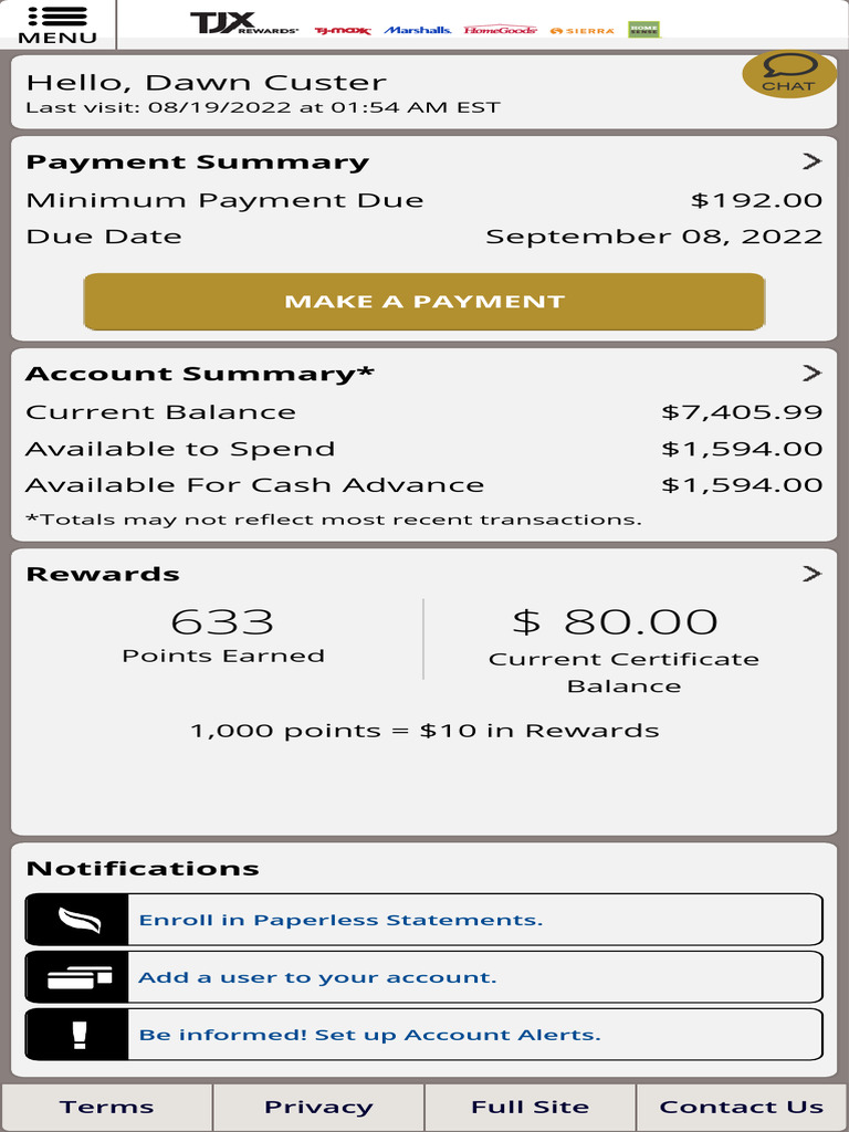 Account Summary | PDF