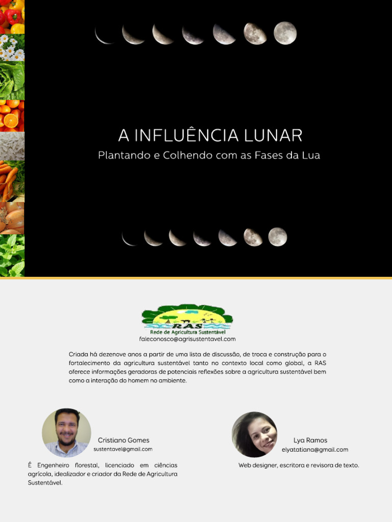 EbookInfluncia Lunar Plantanto e Colhendo Com As Fases Da Lua | PDF