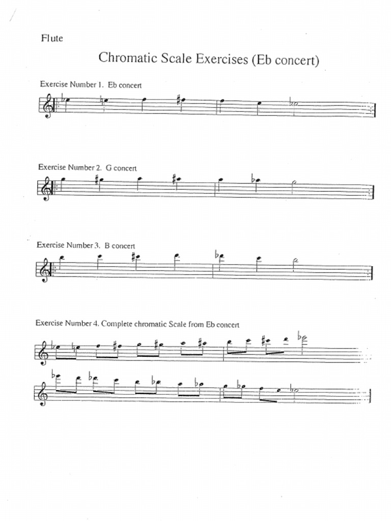 Chromatic Scales | PDF