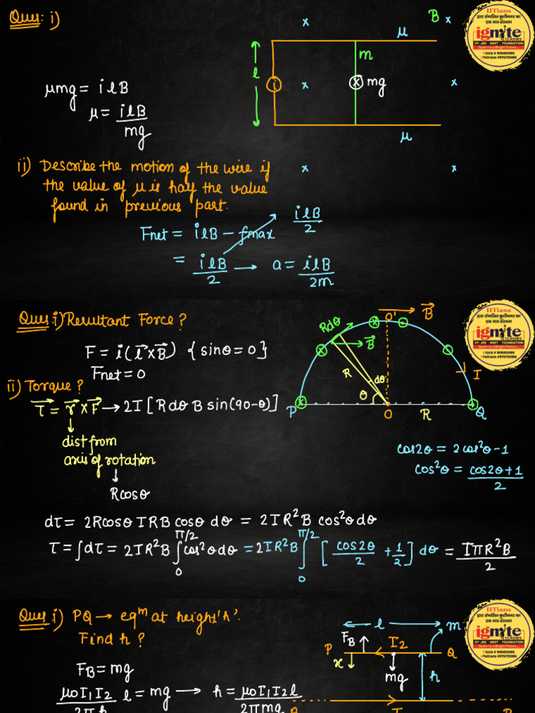 JEE Advance Notes-1 | PDF
