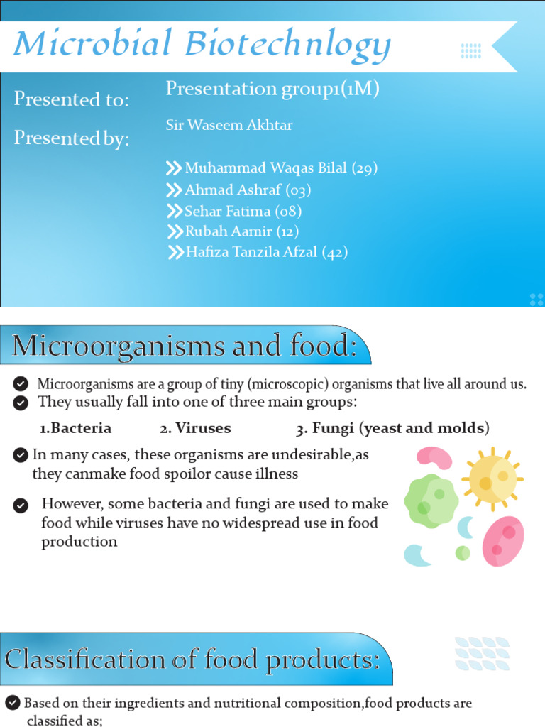 Presentation Microbial Biotechnology | PDF