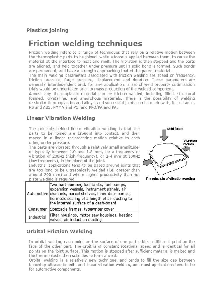 Plastics Joining | PDF