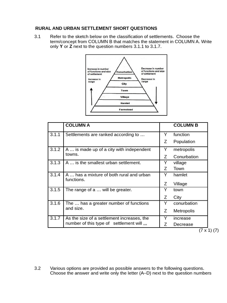 Settlement Short Questions | PDF