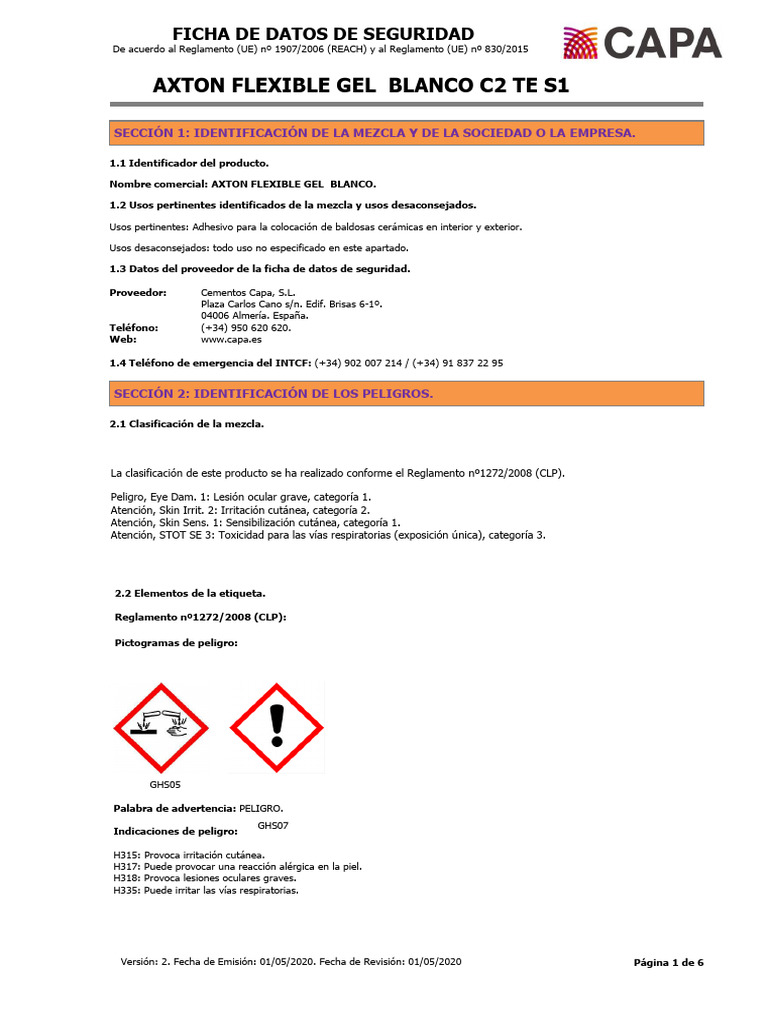 Ficha Mortero Pavimento 2554046 | PDF