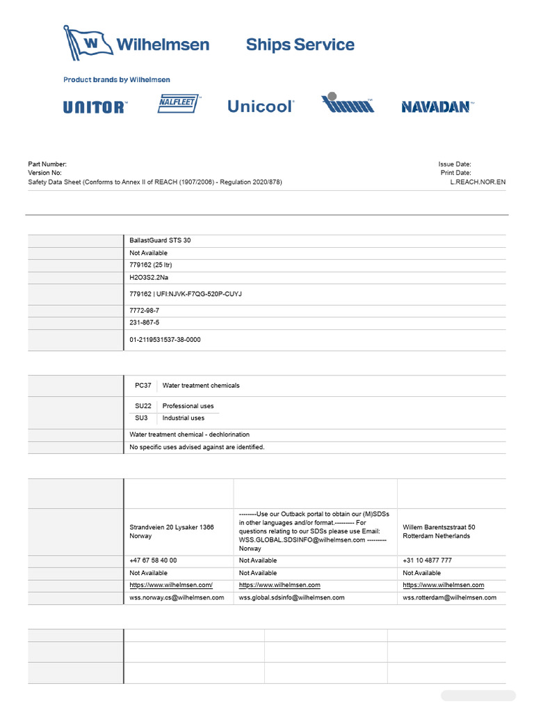 Ballastguard STS-30 | PDF