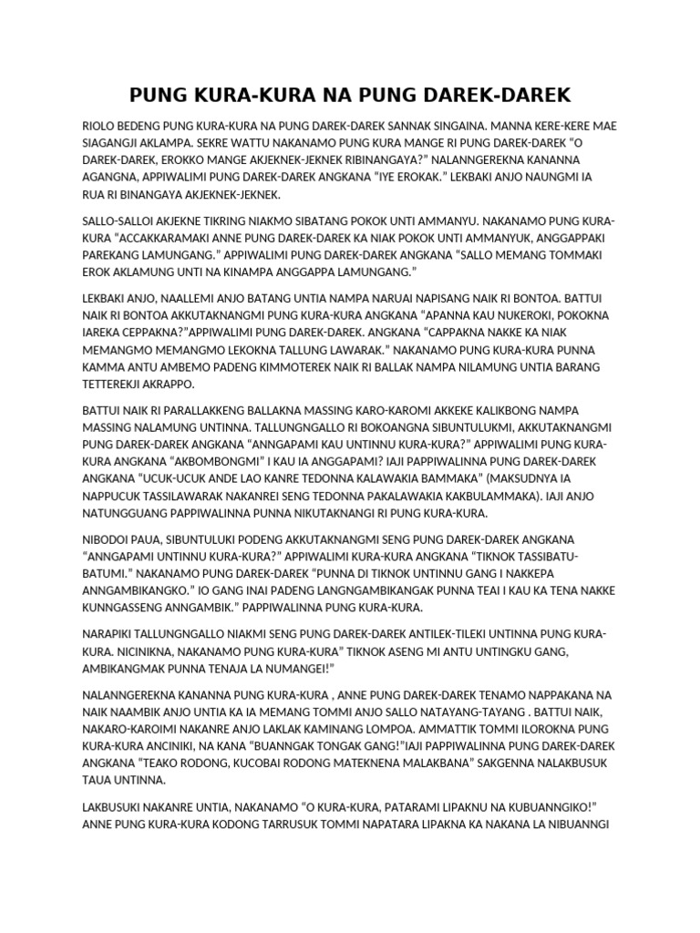 DONGENG ATAU RUPAMA Pung Kura | PDF