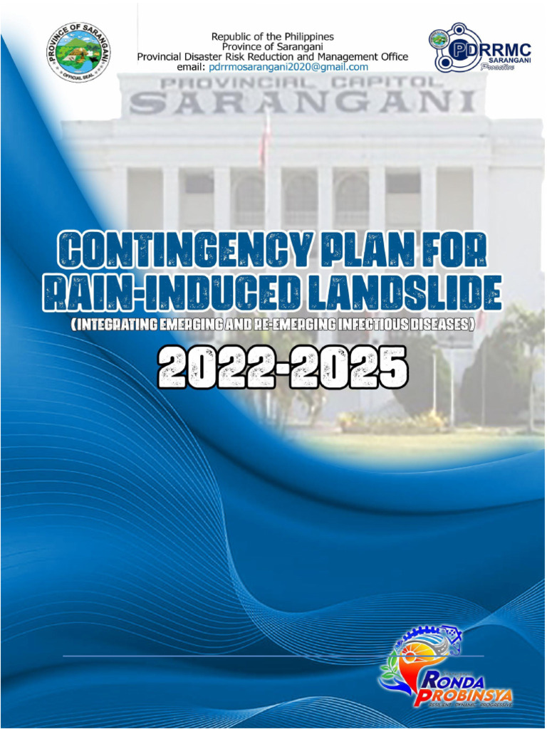Contingency Plan For Rain-Induced Landslide 2022-2025 | PDF