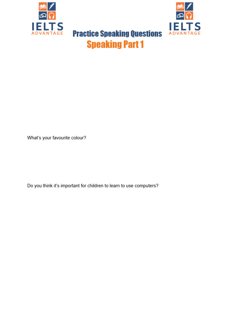 Part 1 Practice Questions | PDF