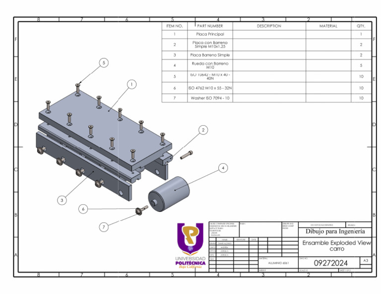 Plano Ensamble Exploded View | PDF