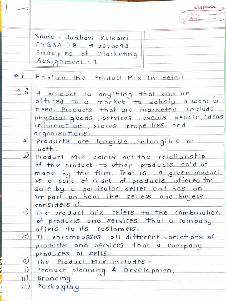 POM Assignment 01 | PDF