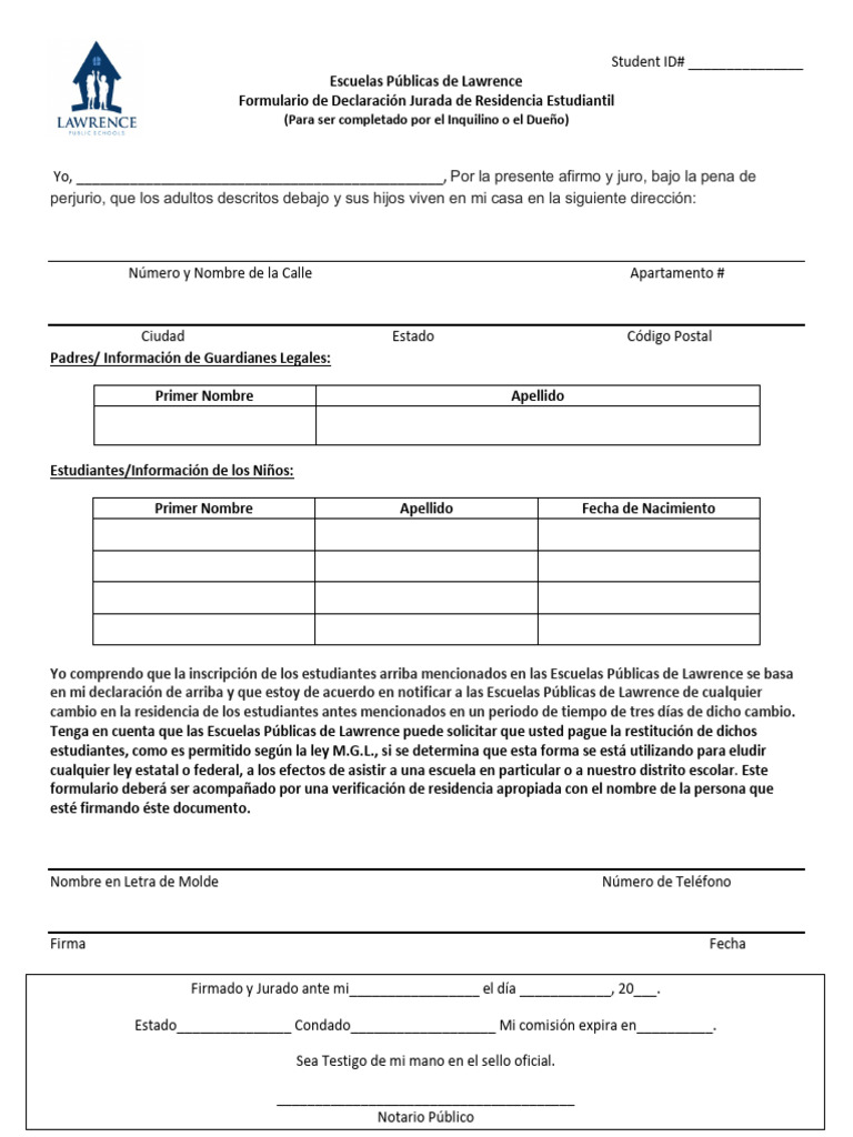 formulario para escuela | PDF