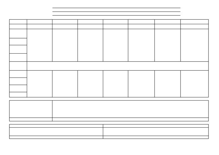 Blank Weekly Accomplishment Report 1 | PDF