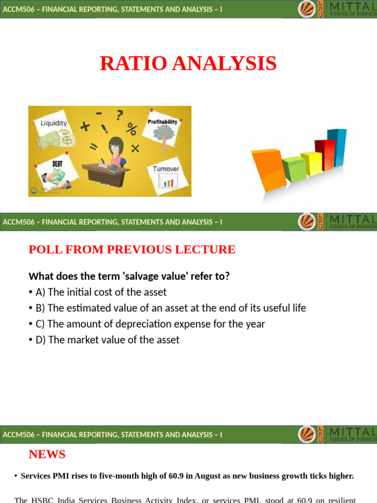 Ratio Analysis | PDF