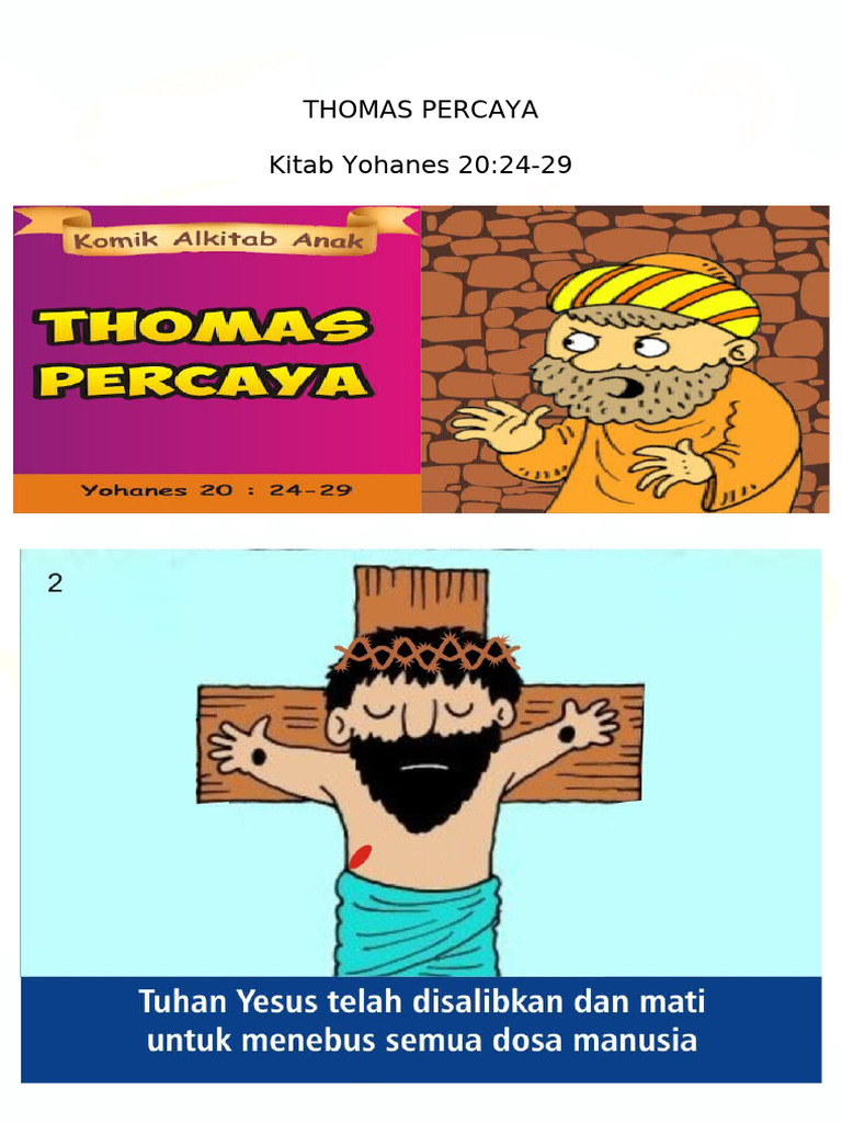 Penampakan Yesus Kepada Thomas | PDF