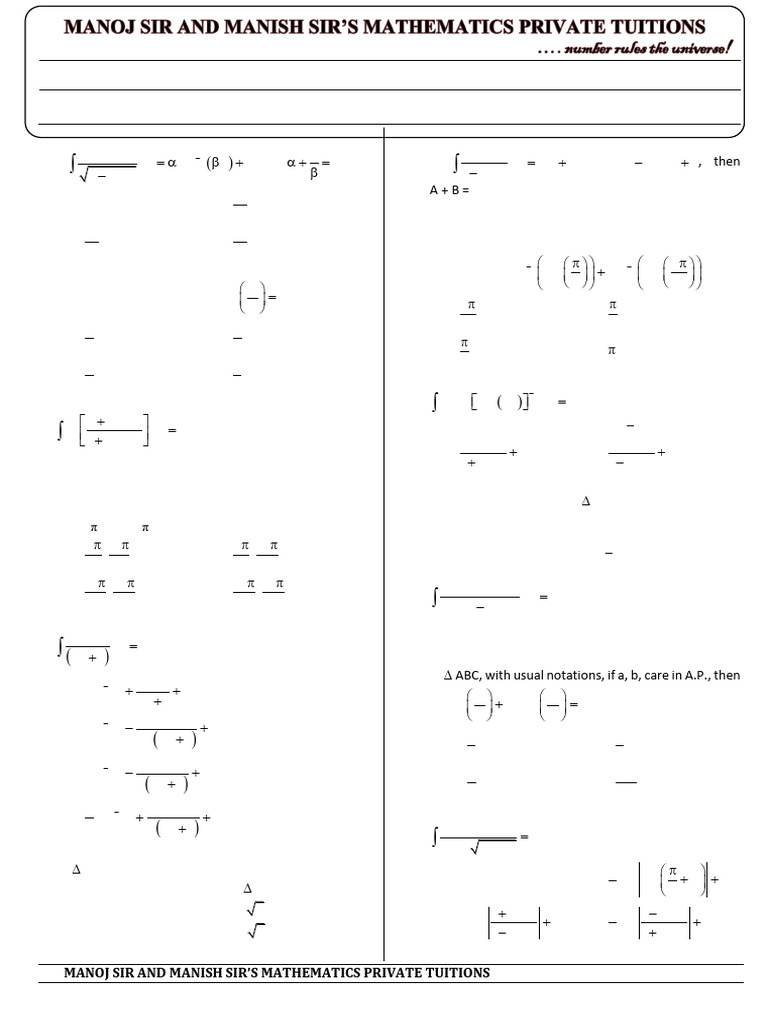 12th - CET - Indef. Int, Trigo. Func & Trigo - II - 15-09-2024 | PDF