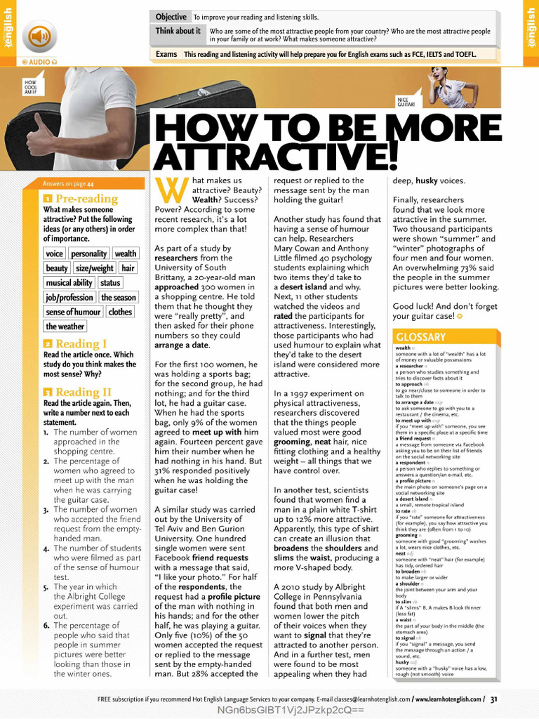 How To Be More Attractive | PDF