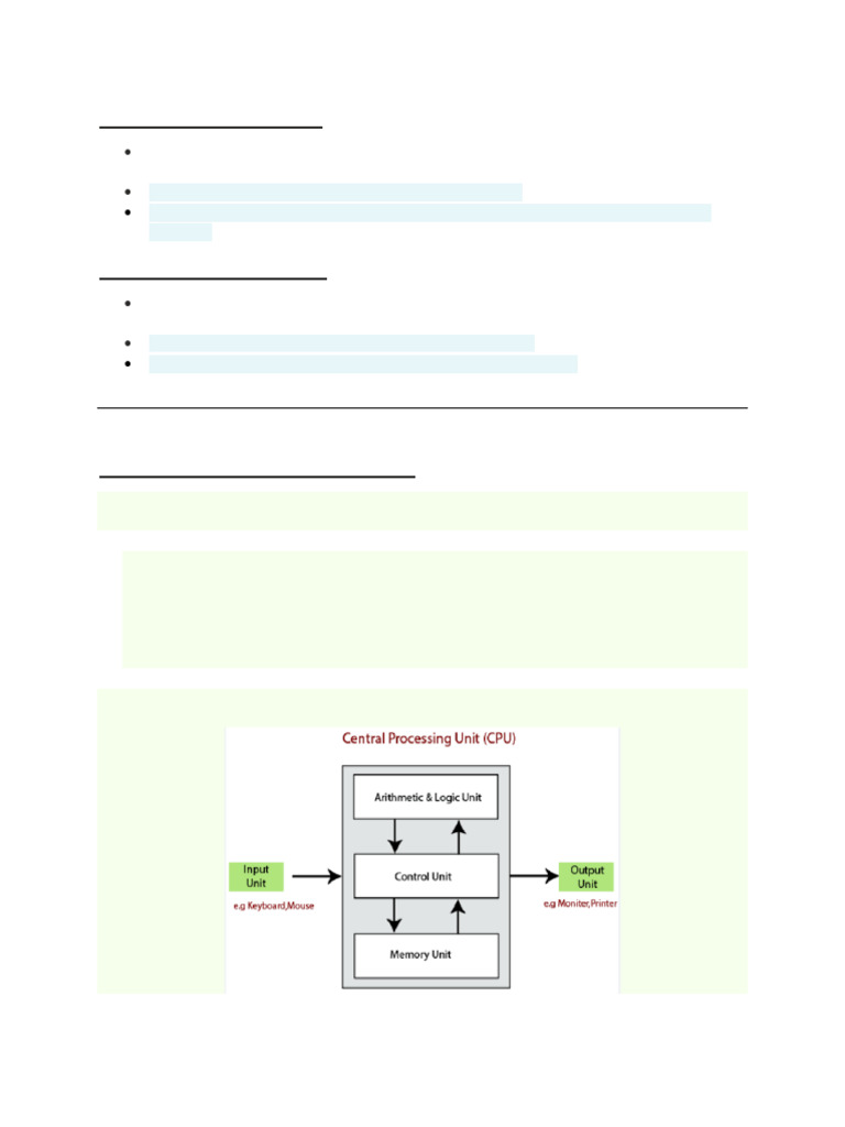 COD Unit I Notes | PDF