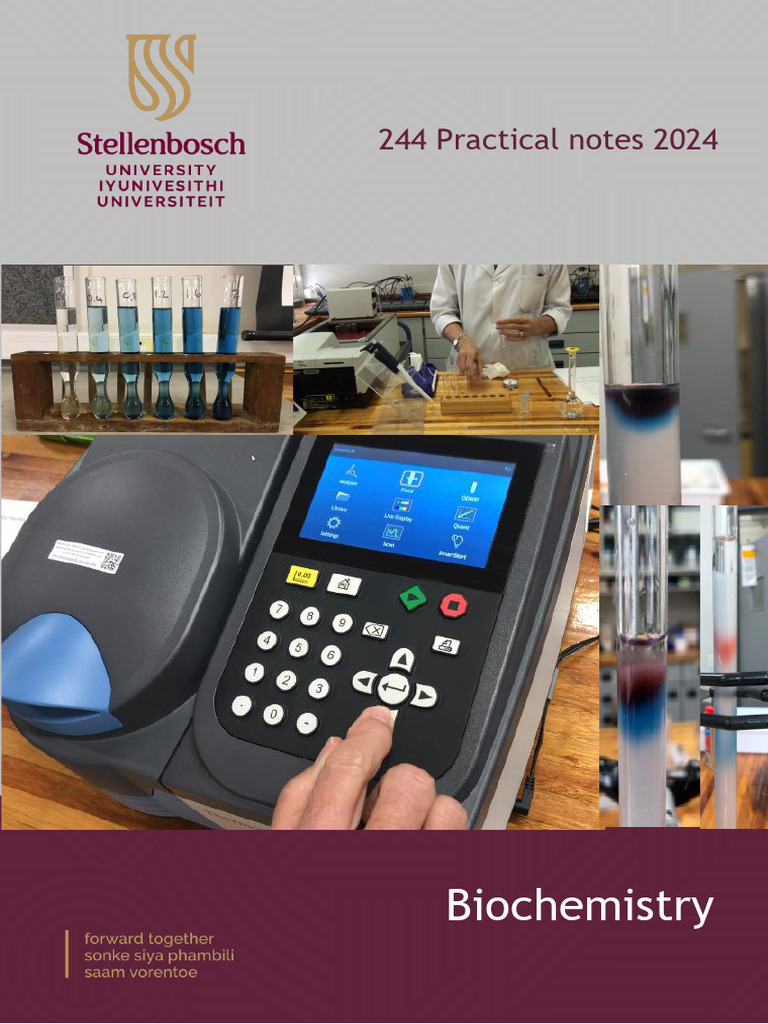 Practical Notes | PDF | Enzyme | Cofactor (Biochemistry)