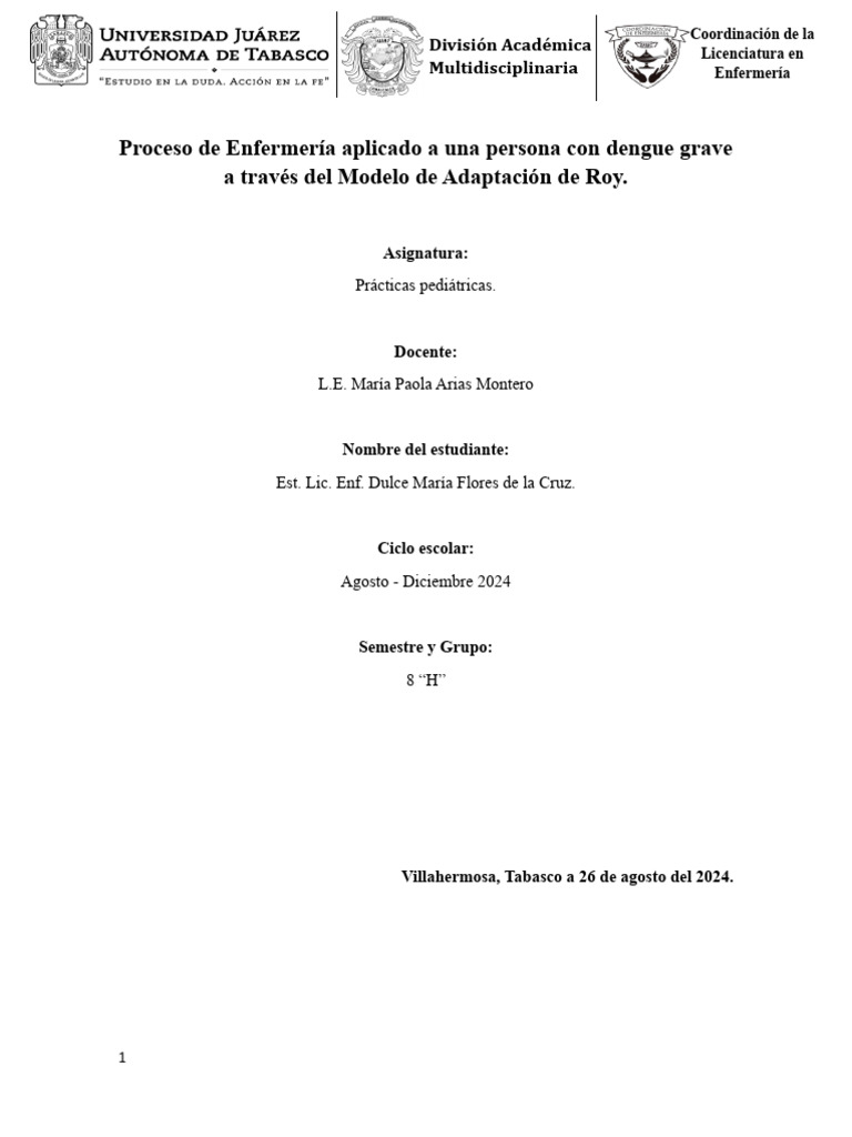 PROCESO ENFERMERO UTIN 1 | PDF