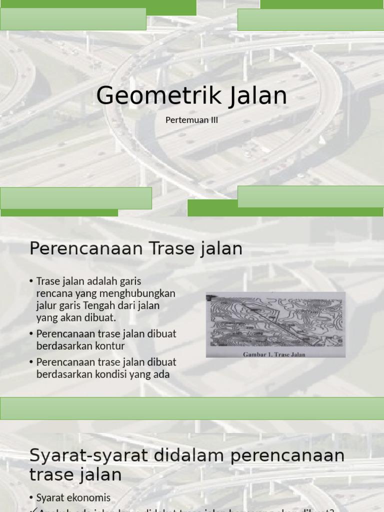 Geometrik Jalan | PDF