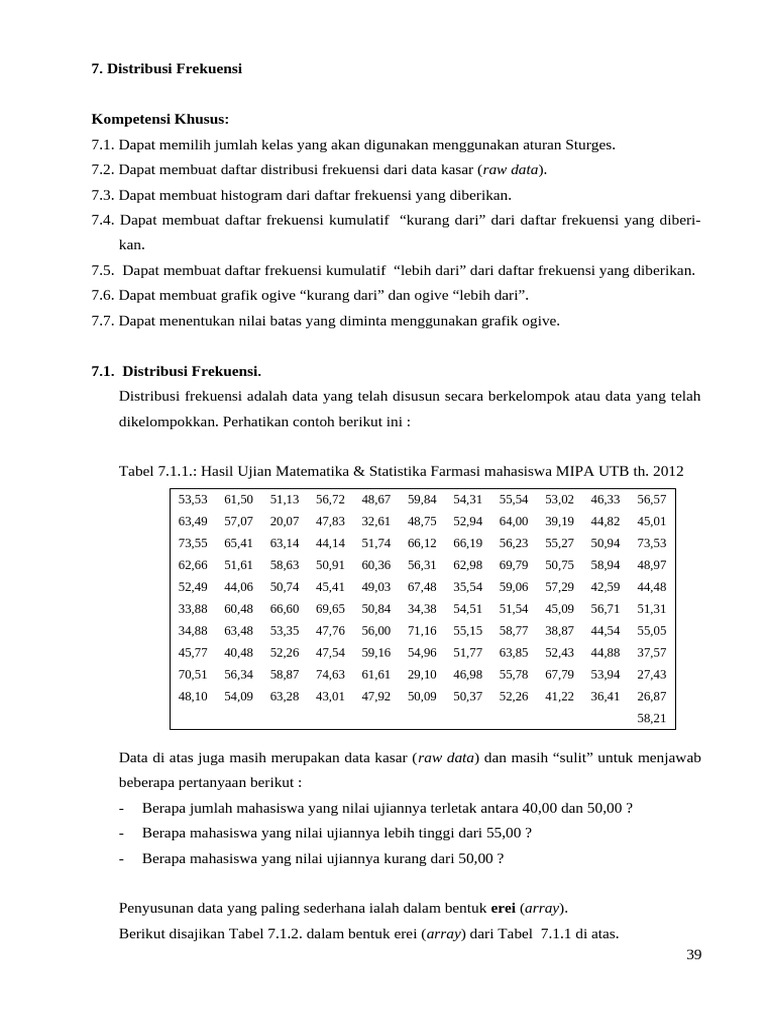 Modul Mat & Statfarm (2) MKW 1122 - 2021-2022 | PDF