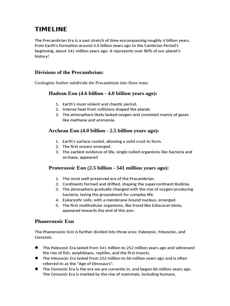 Precambrian | PDF