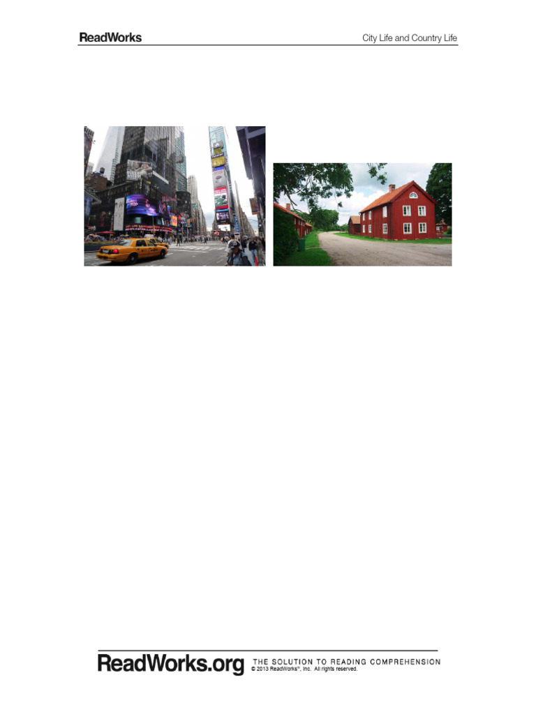 240 City Life and Country Life | PDF | Hearing | Noise