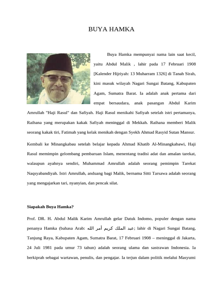 Buya Hamka | PDF