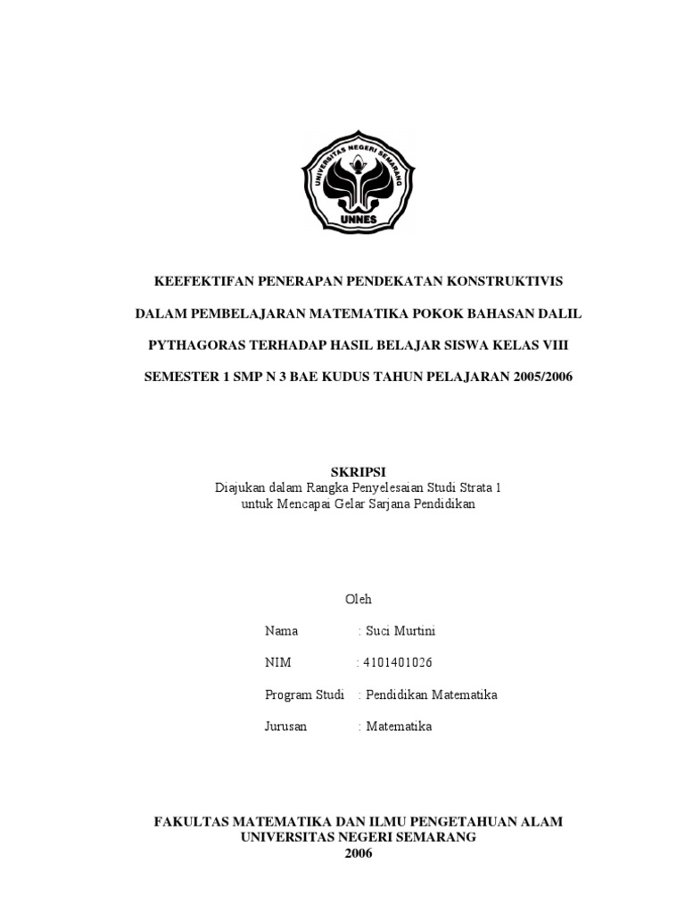 Contoh Skripsi | PDF